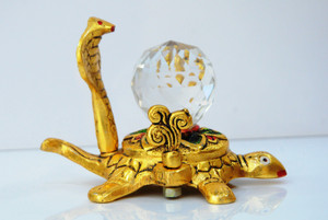 RAM RATAN KENDRA Vastu naag mani Tortoise for Good Luck Plated Yantra ...