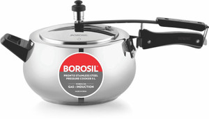 BOROSIL Pronto 5 L Induction Bottom Pressure Cooker Price in India ...