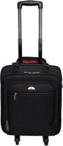KARA LG 7196 - 18" BLACK Cabin Suitcase 4 Wheels - 18 inch Black ...