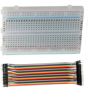 Ihc Breadboard Solderless 400 Pin with 120 Jumper Wires 10cm (Male ...