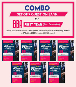 Chitra Question Bank For BBA First Year-First Semester (Combo): Buy ...