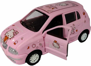 Shoppernation Cute Pink Color Hello Kitty Design Push Back Car - Cute ...