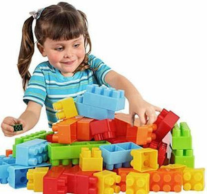 Tozzby 60PCS(52-Pieces+ 8-Tyres) Blocks Smart Activity Learning Train ...