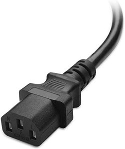 Sadow Power Cord 1.8 m Premium Series 3 Pin Power Cable IEC Mains ...