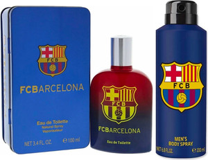 FC Barcelona fcb blue perfume deo set Body Spray - For Men & Women ...