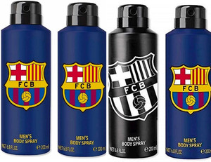 FC Barcelona fcb real madrid/black deo set Body Spray - For Men & Women ...