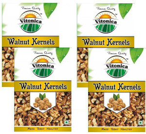 Vitonica Walnut Kernal Quarter 250g Pack of 4 (Premium Quality) Walnuts ...