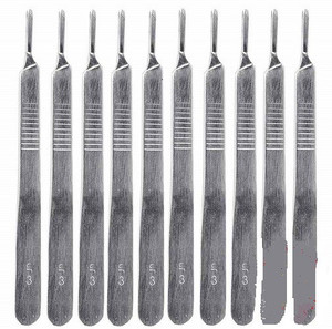 Forgesy 10 PCS. 3 NO. B.P. HANDLE (PACK OF 10) Utility Forceps Price in ...