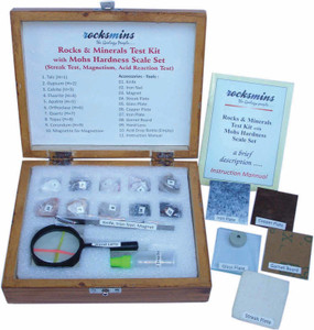 rocksmins Mohs Hardness Kit Rocks & Minerals Test Kit for Education in ...