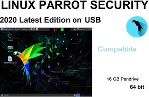COMPATIBLE Linux Parrot Security 4.7 2020 64Bit 16 GB pendrive Parrot ...