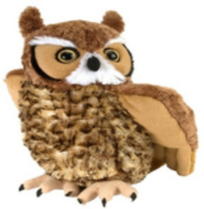 WILD REPUBLIC 12310 CK Bird Great Horned Owl 12 Inches Soft Toy - 12 ...