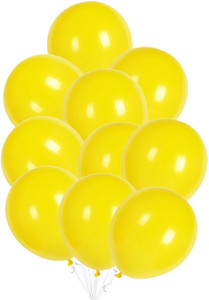 Flipkart.com | OyBox Solid Yellow Metallic Balloons Pack of 50 Party ...