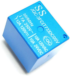 TechInfo Mini 5V DC Power Relay SRD-5VDC-SL-C 5 Pin PCB Type (Pack of ...