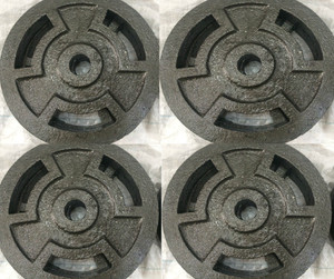 RIO PORT 20 kg 20 Kg Cast Iron Weight Lifting plates Home Gym Combo ...