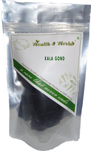 HEALTH & HERBS Pure Kala Gond - Gond Siyah - Black Gum 200 Gram Price ...
