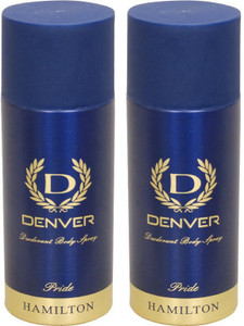 DENVER NEW Hamilton Pride 165 Ml Combo Deodorant Spray - For Men ...