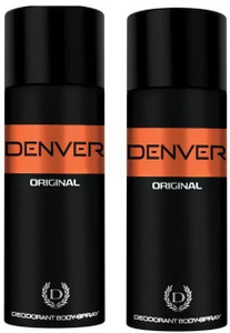 DENVER Original Deo Combo (Pack of 2) Body Spray Deodorant Spray - For ...