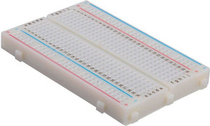 Electrobot 400 tie-Points Solderless PCB Breadboard, 4 Power Rails for ...