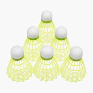 raghav associates badminton shuttle 350 Plastic Shuttle - Green, Yellow ...