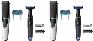 PHILIPS BT3203/85 PACK OF 2 Trimmer 45 min Runtime 1 Length Settings ...