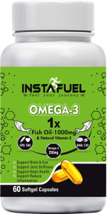 SPACE LIFE SCIENCE INSTA FUEL Omega-3 Fish Oil for Brain, Heart, Joints ...
