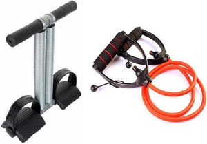 ADONYX Adjustable New Single Toning Pull Rope With Tummy Trimmer ...