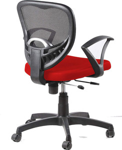 VIZOLT Natural Fiber Office Adjustable Arm Chair Price in India - Buy ...