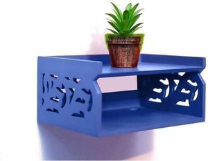 art export TV Set up Box & Remote Stand Wooden Wall Shelf MDF (Medium ...