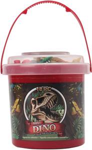 WILD REPUBLIC 23151 Mini Dino Bucket (18 Pcs Set) - 23151 Mini Dino ...