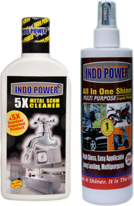 INDOPOWER METAL SCUM CLEANER 100ml.+ALL IN-ONE MULTI-PURPOSE ...