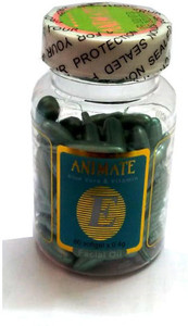 Animate Vitamin-E Facial Capsule- 60 Capsules (60 ml) (green) Price in ...