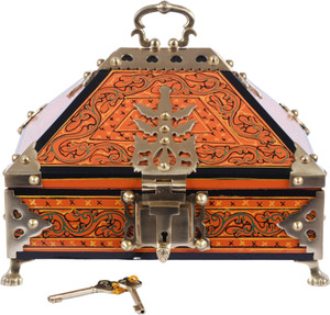 KAIRALI HANDICRAFTS Colored Nettoor Box (Amadapetti) Decorative Piece ...