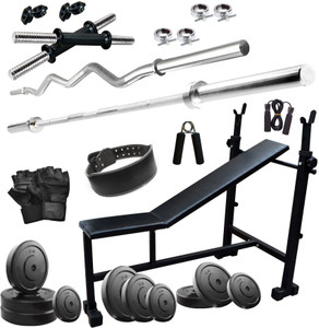 KRX 100 kg COMBO 6-WB Home Gym Combo Price in India - Buy KRX 100 kg ...