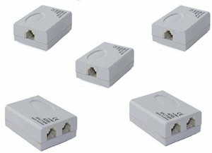 Jaskul ADSL Splitter/ADSL Filter/DSL Filter RJ11 for Landline Telephone ...