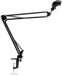 Boom Box Adjustable Microphone Sensuspion Boom Scissor Arm Stand for ...