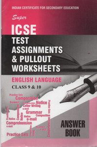 Super ICSE Test Assignments & Pullout Worksheets English Language Class ...