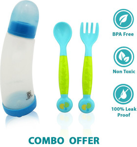 Born Babies BABY FEEDING BOTTLE WITH SPOON - 240 ml - Buy Born Babies ...