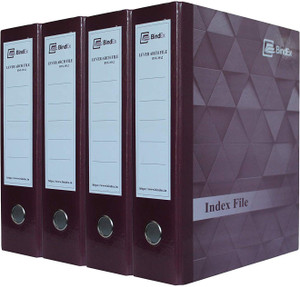 Flipkart.com | bindex Cardboard Office Lever Arch Box File Laminated 3D ...