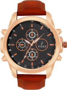 Fixen Analog Watch - For Men - Buy Fixen Analog Watch - For Men GLDBLK ...