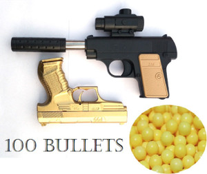 WHEELSQUARE High Accuracy Silancer And pull back easy loaded Gun with ...