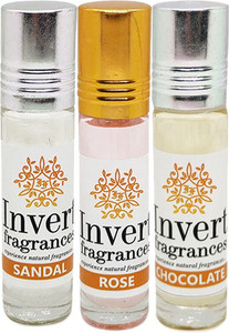 Invert Fragrances Sandal, Chocolate, Set of 3 Perfumes Floral Attar ...