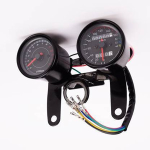 auto trends Universal Motorcycle LED Dual Odometer Speedometer ...