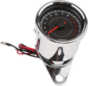 auto trends Tachometer Speedometer Tacho Gauge bike rpm meter Crome ...