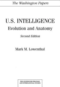 U.S. Intelligence: Evolution and Anatomy: Buy U.S. Intelligence ...