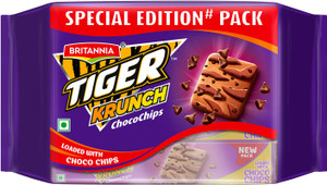 BRITANNIA Tiger krunch chocochip cookies Cookies Biscuit Price in India ...