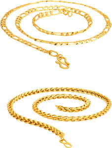 SHANKH-KRIVA combo chain Gold-plated Plated Metal Chain Price in India ...