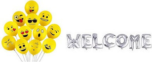 Flipkart.com | StyleonNation Outright Solid Yellow Emoji Printed Party ...
