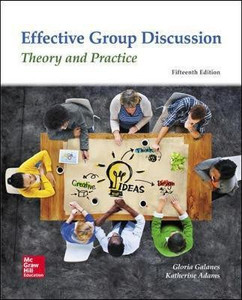 Effective Group Discussion: Theory and Practice: Buy Effective Group ...