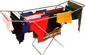 KTS Steel Floor Cloth Dryer Stand Stainless Steel Foldable Cloth Dryer ...