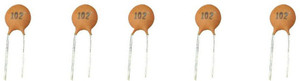 Classic CERAMIC CAPACITOR WITH CODE 102 Electronic Components ...
